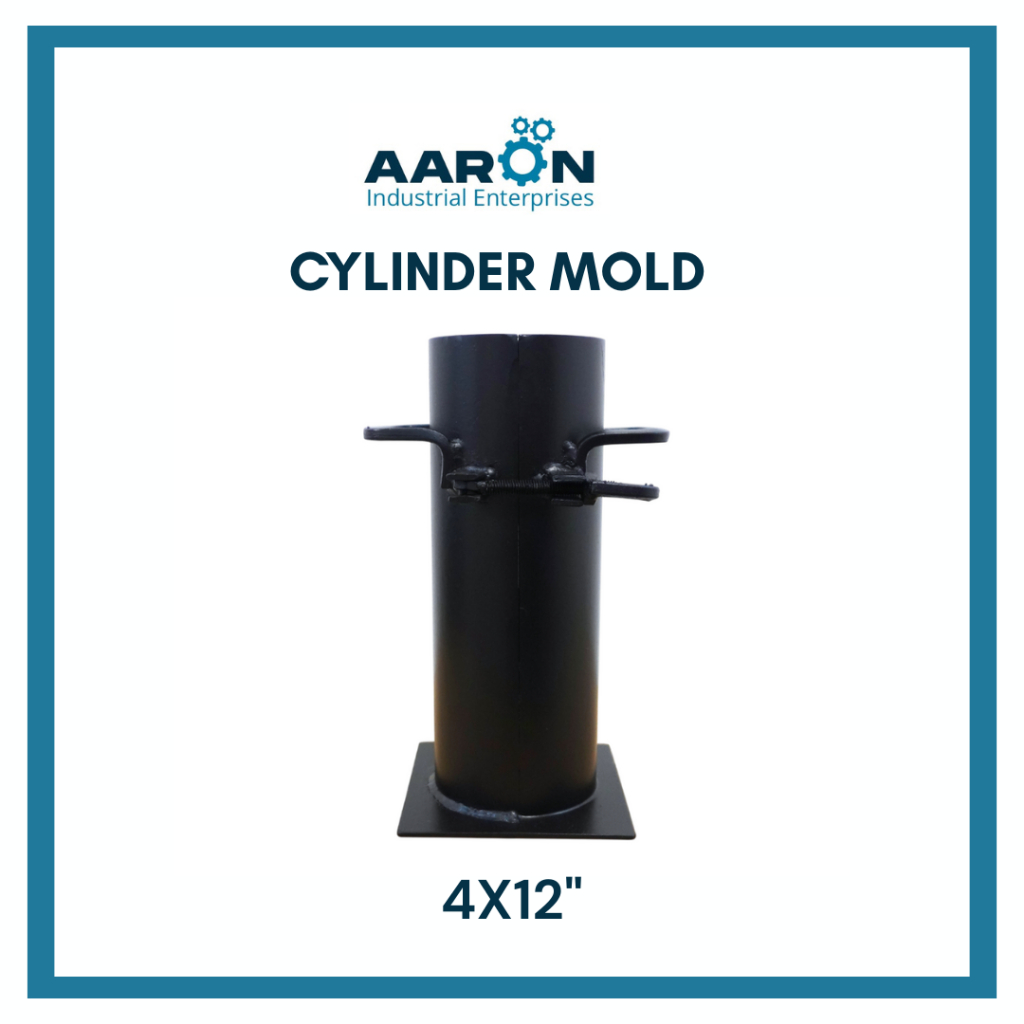 Cylinder Mold 4x12 Concrete Sample Test Mold | 6mm Steel Reusable Mold ...