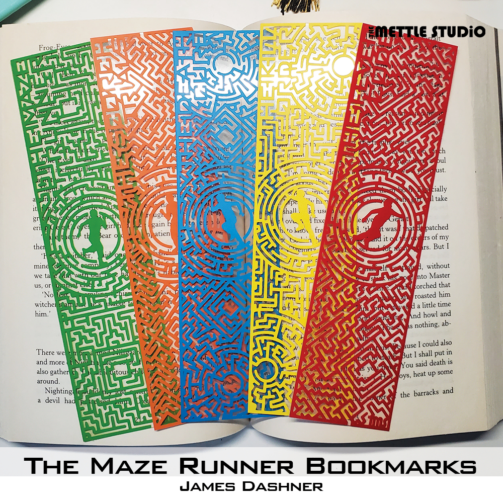 TMS | James Dashner Bookmarks – Maze Runner, Scorch Trials, Death Cure ...