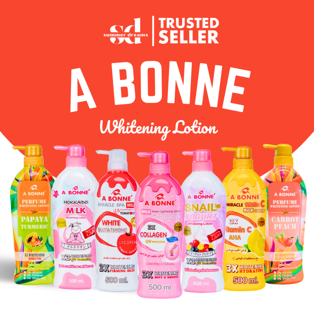 A BONNE Whitening Lotion Orginal 500ML Abonne Collagen Body Lotion ...