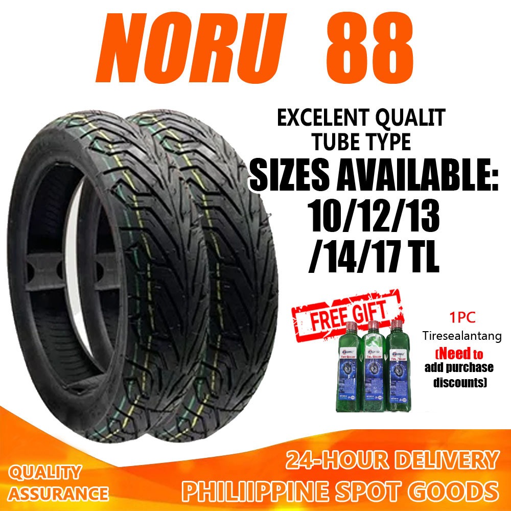 【NORU 88】High Quality, Durable, long lasting Motorcycle Tube Less Tire ...