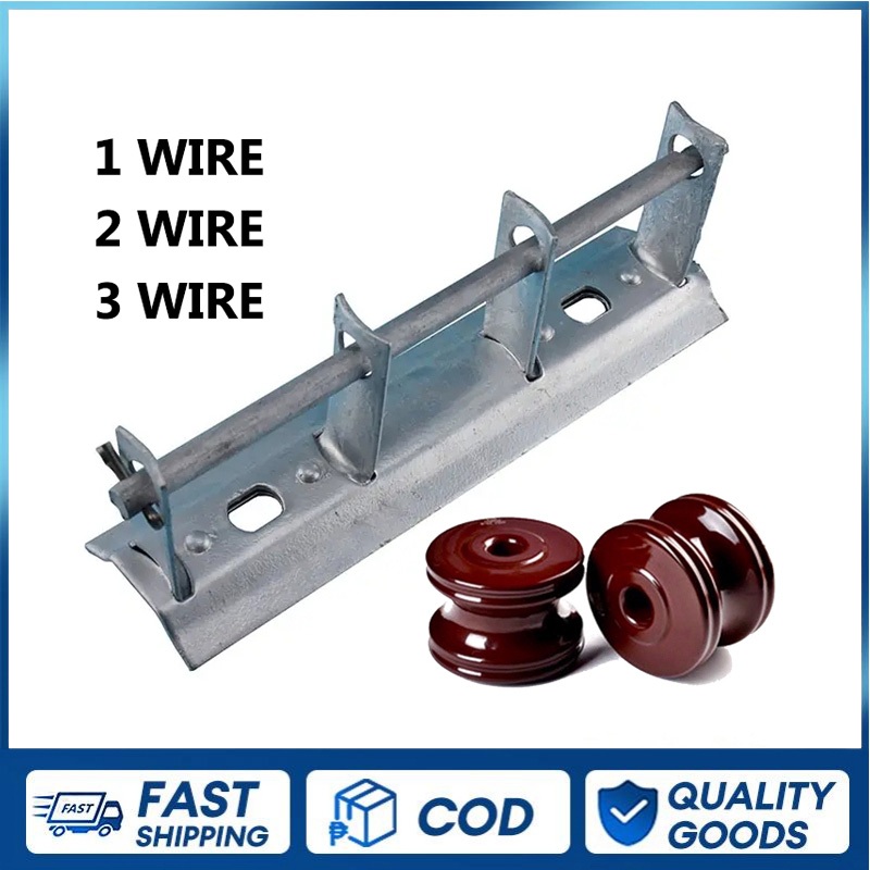 Porcelain Spool Insulator with Bracket Secondary Rack w/ Spool For ...