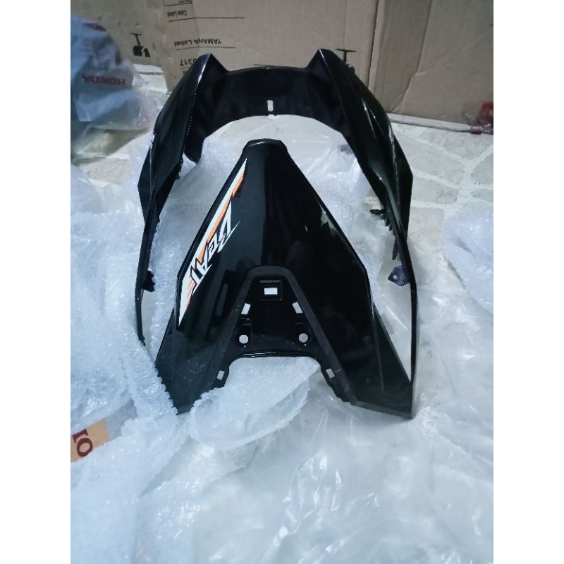 Cover Set Front Glossy black orange Sticker Beat v2 | Shopee Philippines