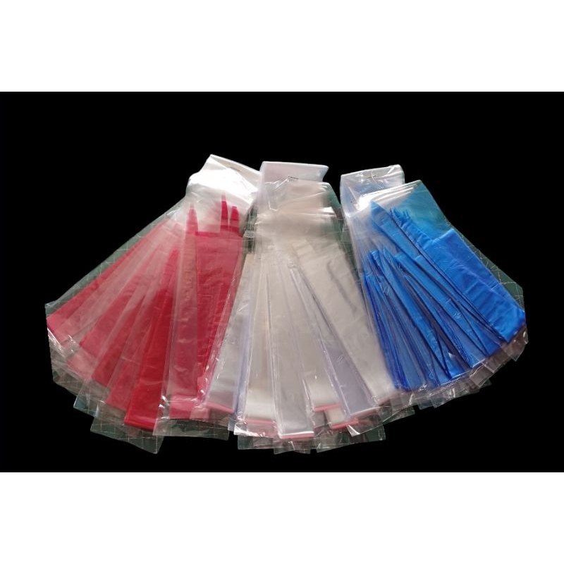 1 pack Cellophane plastic fish lure (blue/white/red/green ginayat ...