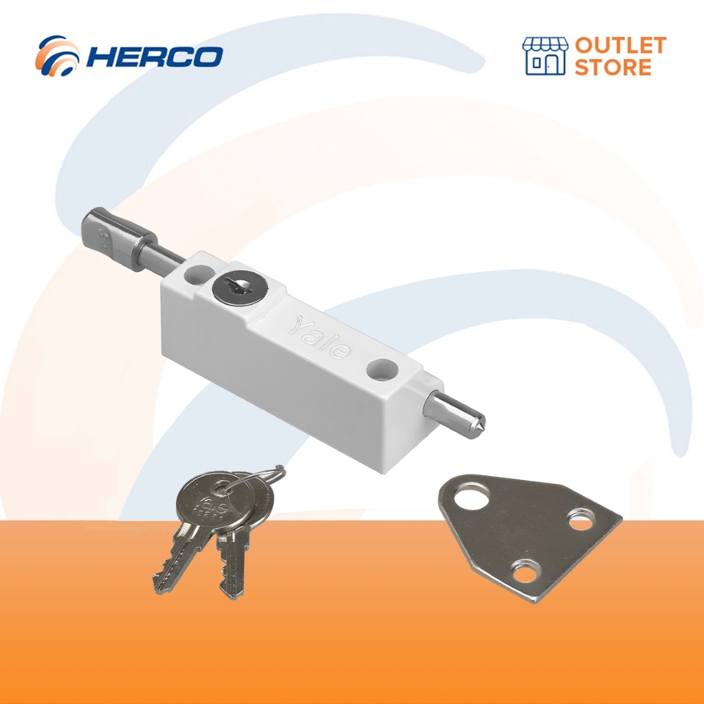 Yale V304 Window/Patio Lock Silver INV-NFM (Minimal Damage in Packaging ...