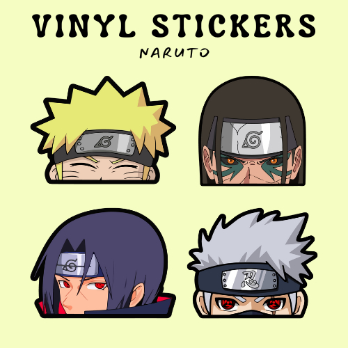 Naruto - Hashirama - Itachi Uchiha - Kakachi | Waterproof Stickers ...