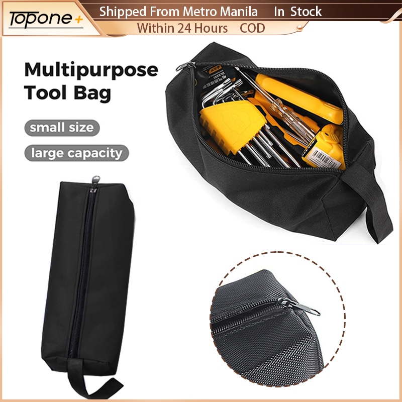 600D Oxford Canvas Hand Tool Bag For Screws Nails Drill Bit Storage ...