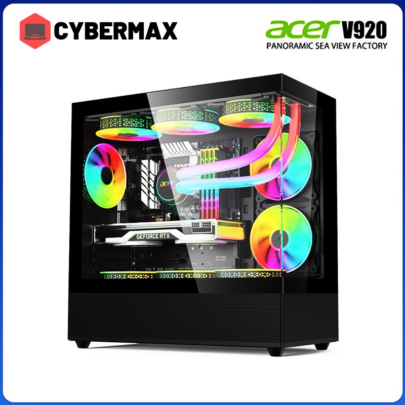 Acer V920 PC Case Gaming Computer Case No Screws Throughout Full View ...