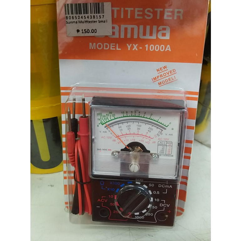 Multi Tester Sunma YX-1000A Multi Meter Multitester Analog | Shopee ...
