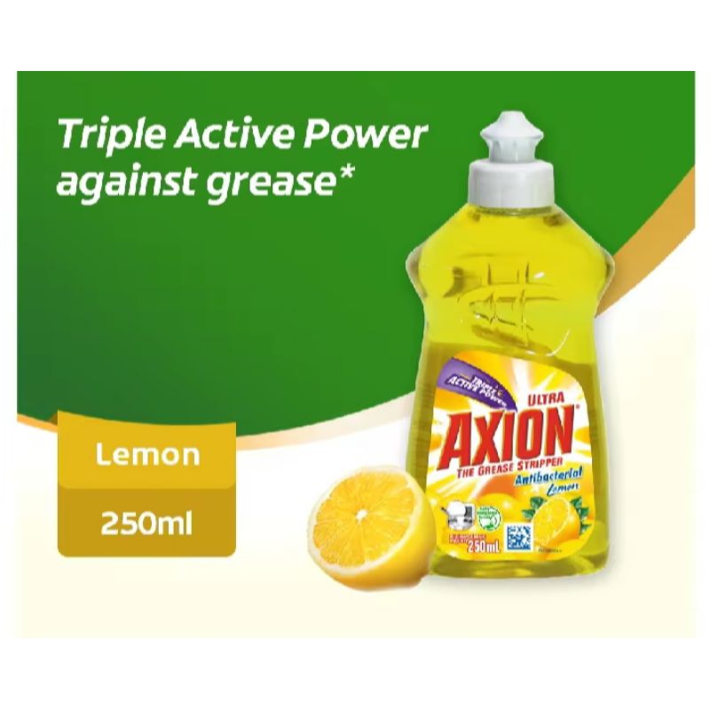 Axion Antibacterial Dishwashing Liquid 250ml | Shopee Philippines