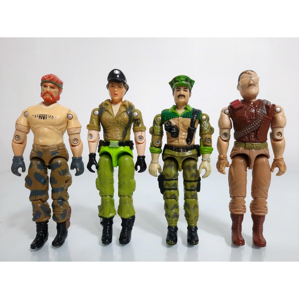 Vintage GIJoe OUTBACK LADY JAYE LEATHERNECK SGT SLAUGHTER GI Joe ...