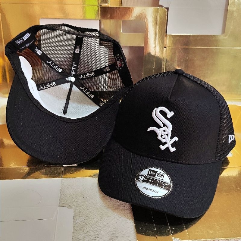 Top Grade New Era trucker Chicago White Sox A-frame curve/snapback caps ...