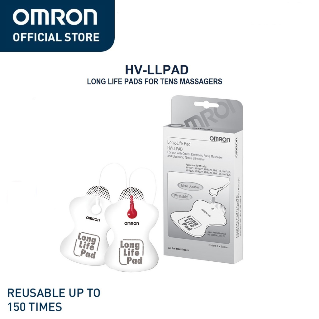 Omron HV-LLPAD-C1 Massager Pads for TENS Electronic Nerve Stimulator Pain Therapy | Shopee ...