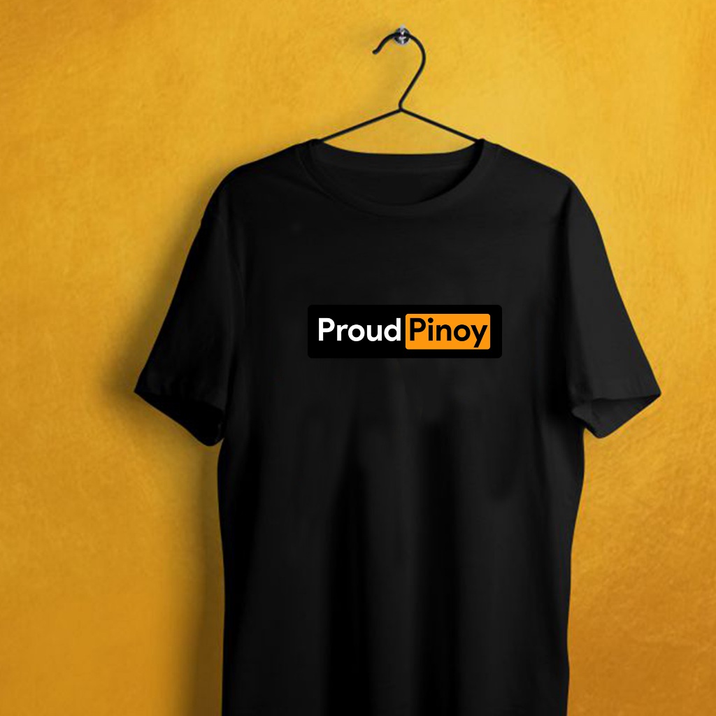 brand spoof proud pinoy design tshirt cvc cotton 200gsm unisex | Shopee ...