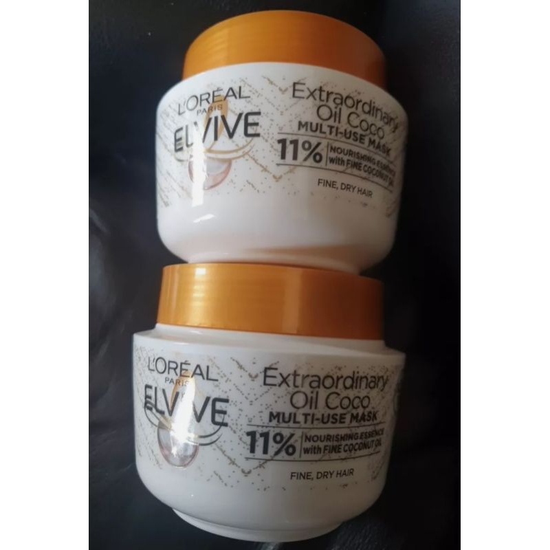 Loreal elvive extra ordinary oil coconut hair mask | Shopee Philippines