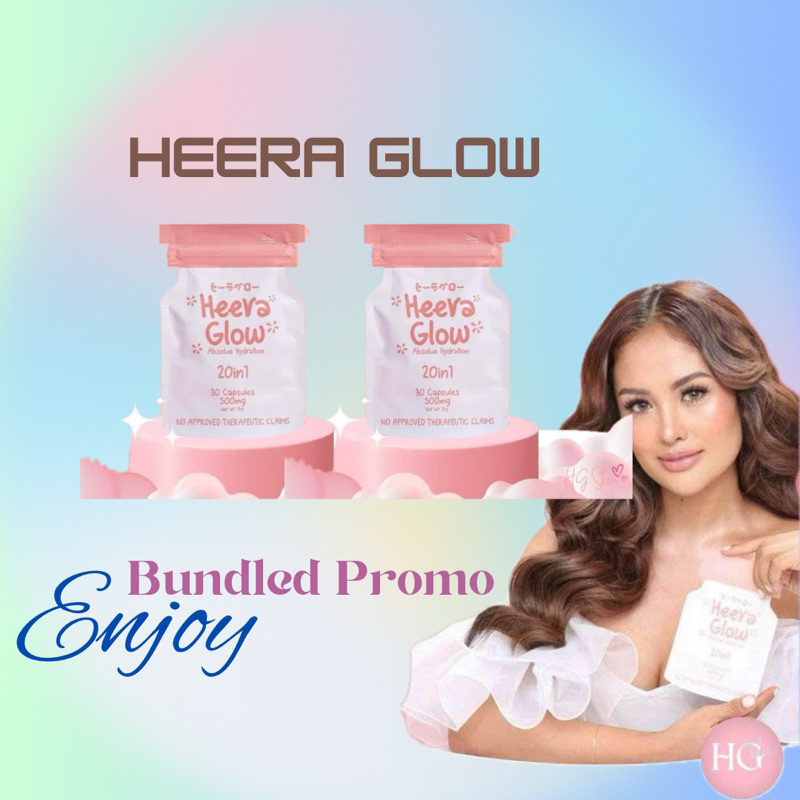 HEERA GLOW BUNDLED PROMO 2 POUCH | Shopee Philippines