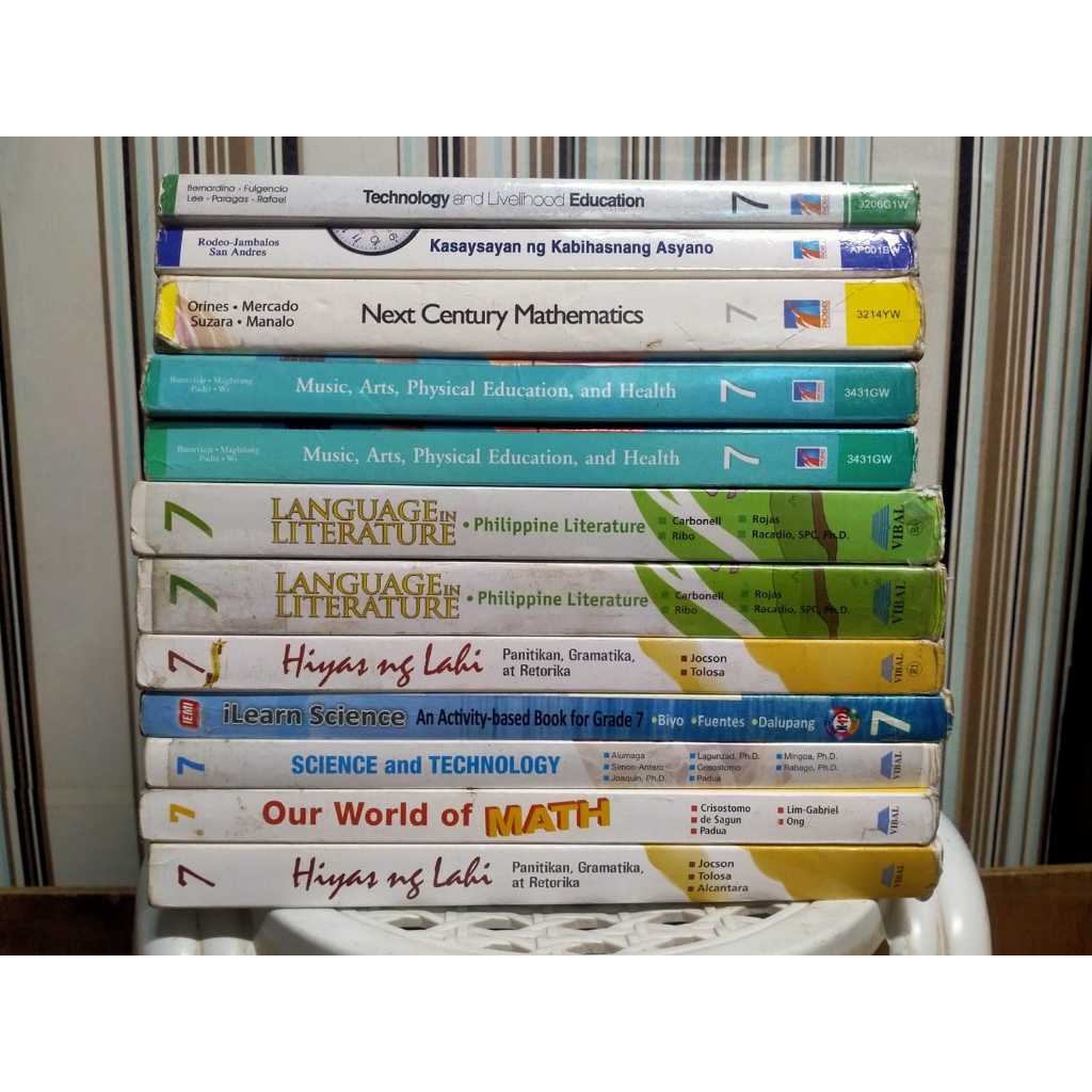 Junior High School Books - Grade 7 | Preloved Textbooks | Shopee ...