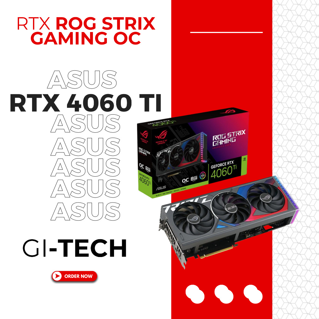 ASUS ROG STRIX RTX 4060 TI 8GB | Shopee Philippines
