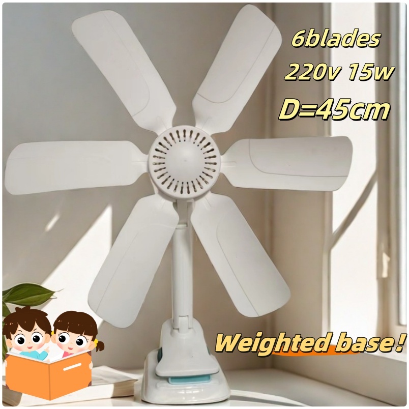 clip fan portable electric fan clip fans Adjustable clamp Fan with 6 ...
