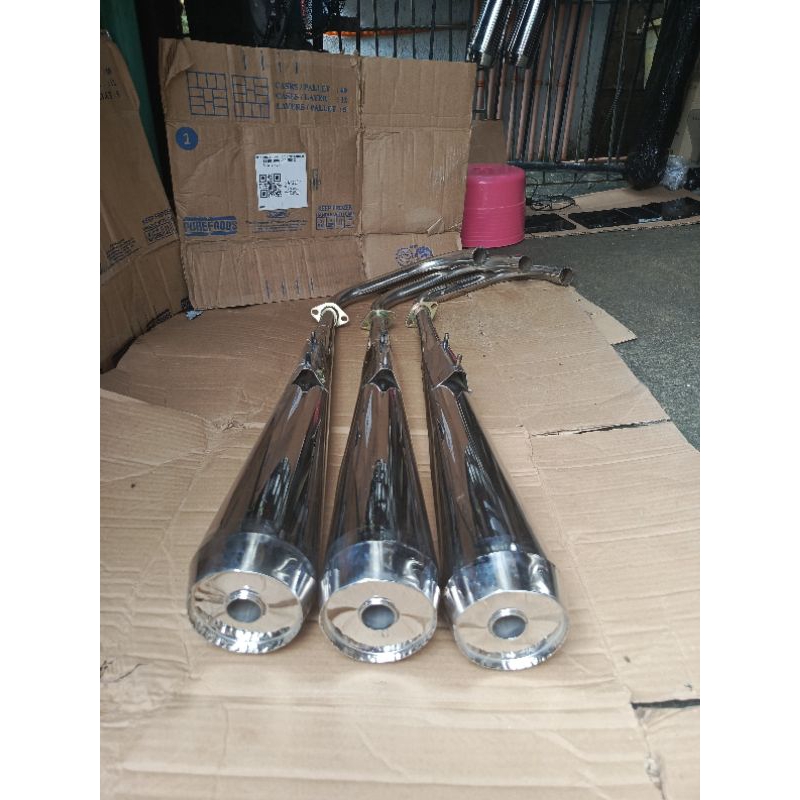 RUSI TC MACHO 125/150/175 chicken pipe version 1&2 stainless | Shopee ...