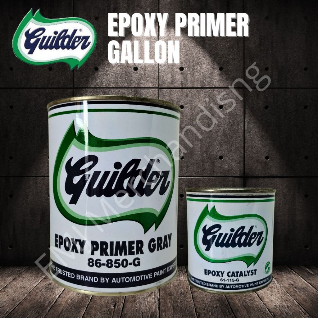 EMJ Guilder Epoxy Primer – Gallon | Anti-Rust Primer for Metal in Gray ...