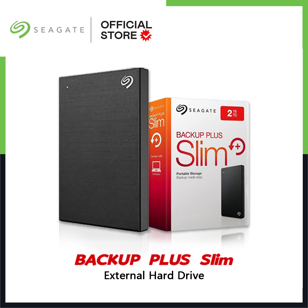 Seagate Plus Slim 1TB 2TB External Hard Drive For Mac and Windows ...