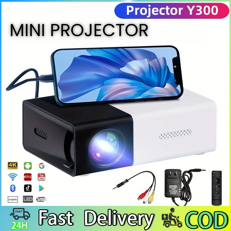 【COD】Portable YG-300 mini projector Projector Screens hd 1080p home ...