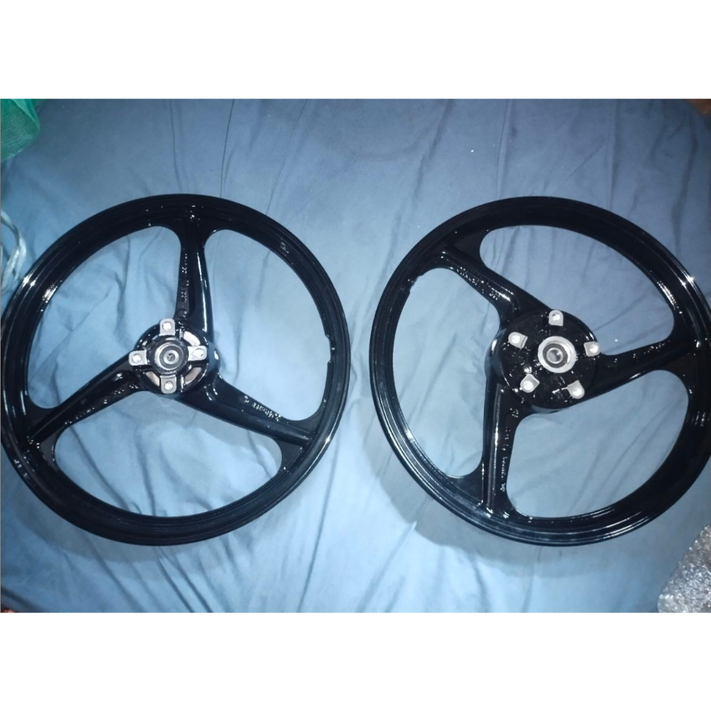 Rimaster Enkei mags 3Spokes CNC White Mags Sniper 150/155 Y15 Front ...