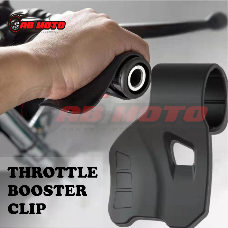 ABmoto Motorcycle Throttle Grip Booster Grips Clamp Universal Throttle ...