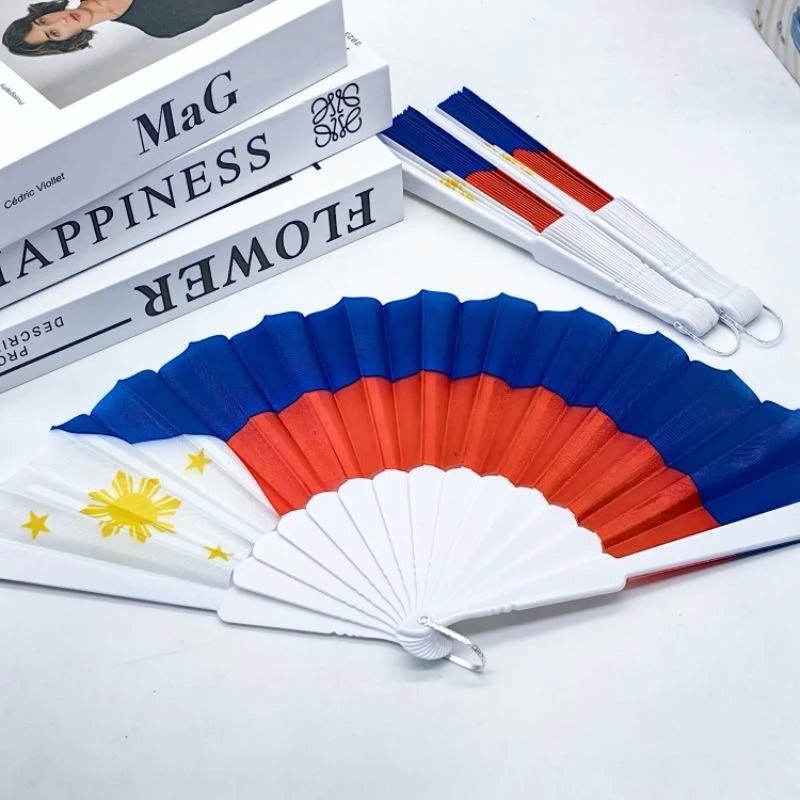 GIVA Hand Fan Philippine Flag Design Abaniko | Shopee Philippines