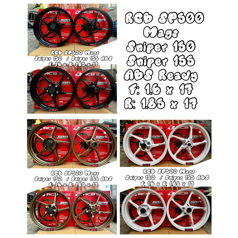 RCB SP500 Mags Sniper 150 Sniper 155 ABS Ready | Shopee Philippines