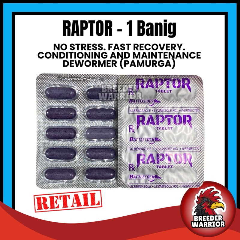 Raptor TINGI 10 tablets Conditioning | Shopee Philippines