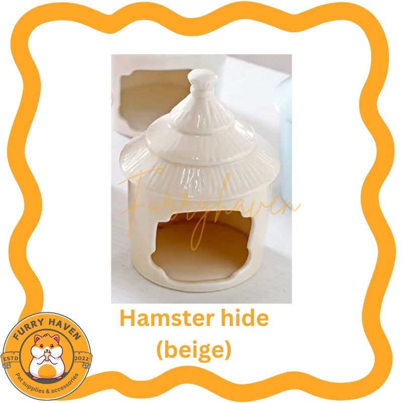 Ceramic Hamster hide (Beige) | Shopee Philippines