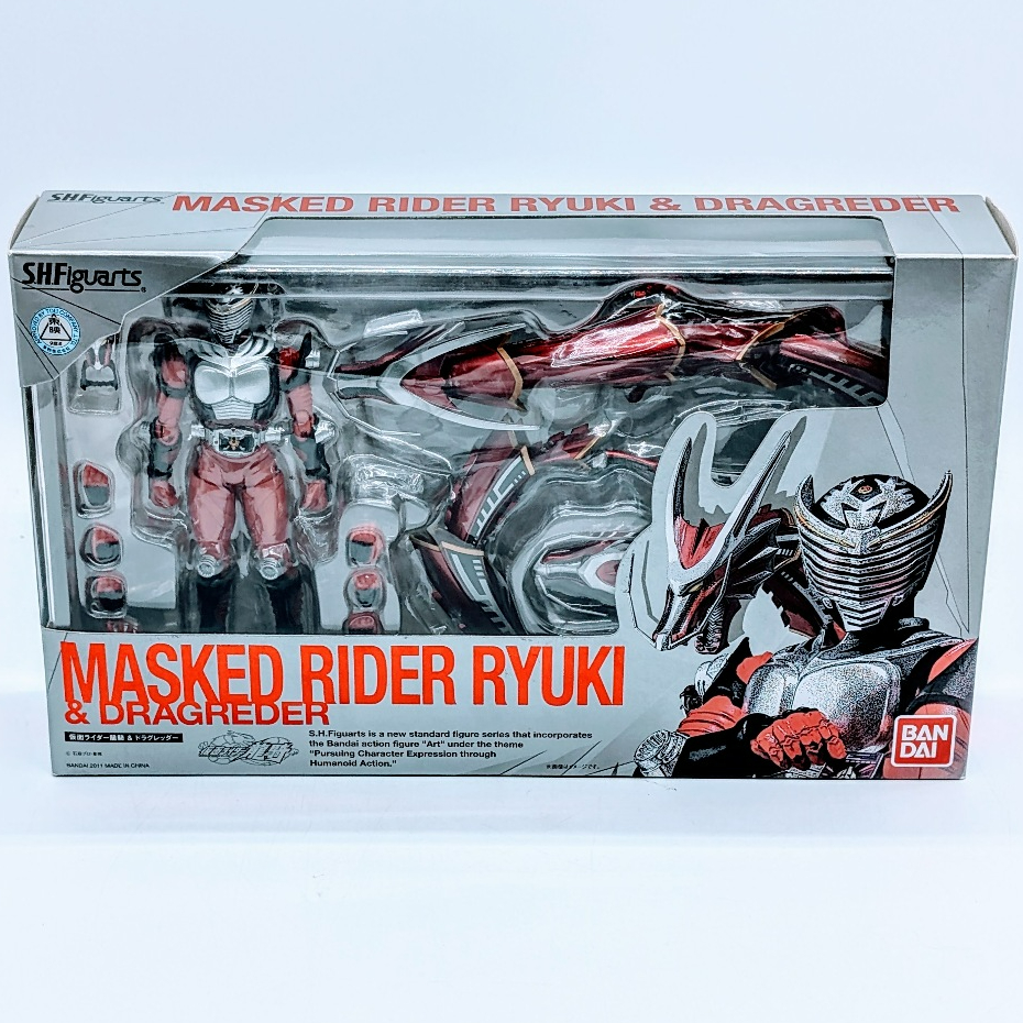 BANDAI S.H.Figuarts Kamen Rider Ryuki & Dragredder Set【New】【Direct from ...