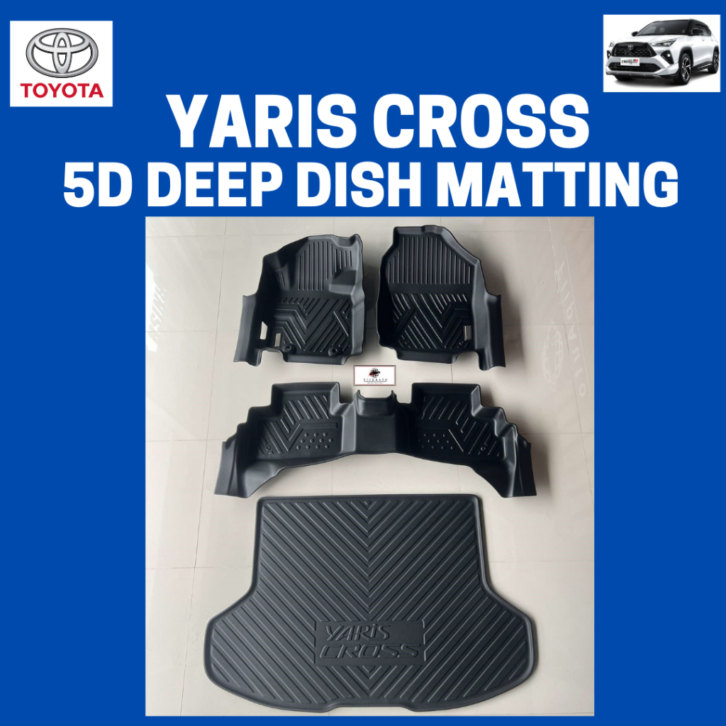 TOYOTA YARIS CROSS (Gas Type Only) 2023-2025 5D Premium Extended Deep ...