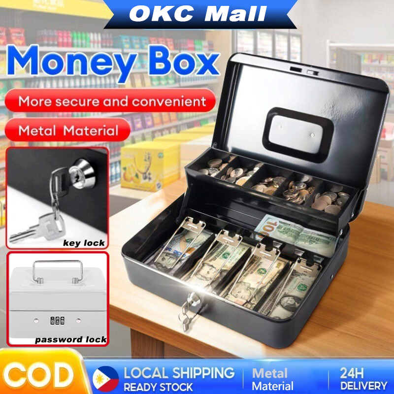 Sturdy Safes Cash Register Drawer Cash Box With Password Lock/Key Lock ...