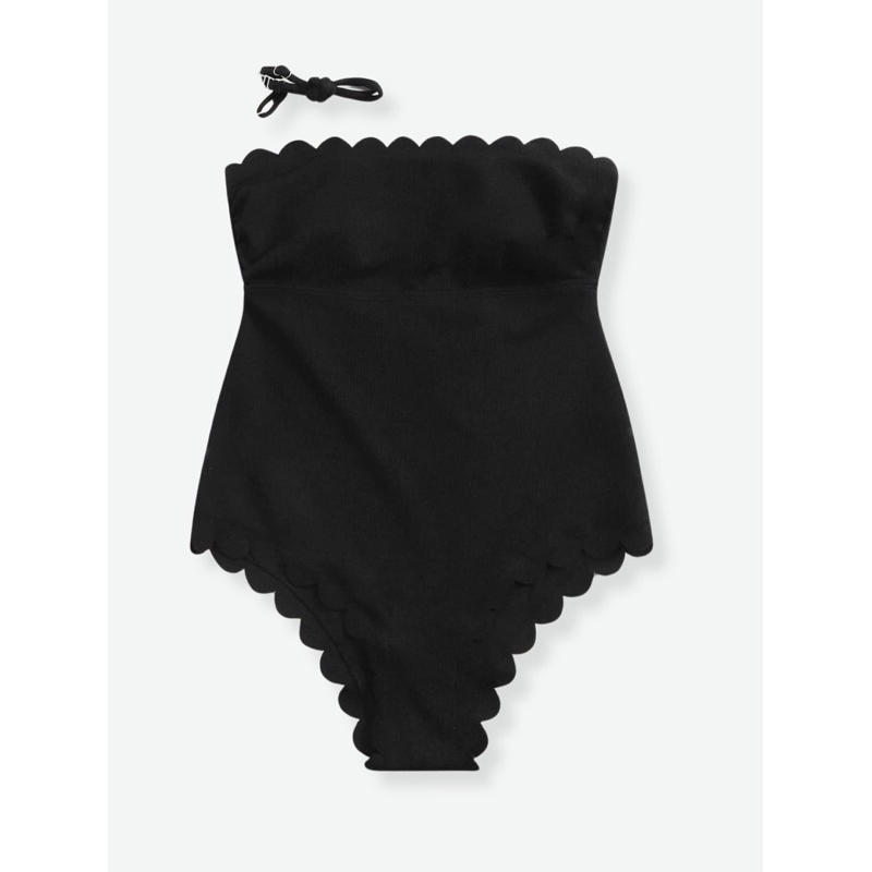 JESS Scallop Trim One Piece Swimsuit | Shopee Philippines