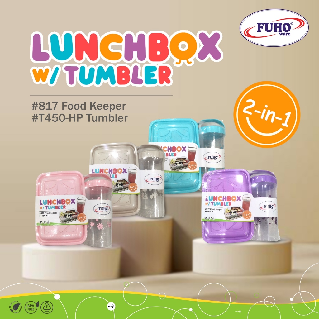 1 pc set FUHO Baunan/Lunch Box Bundle#18 | Shopee Philippines