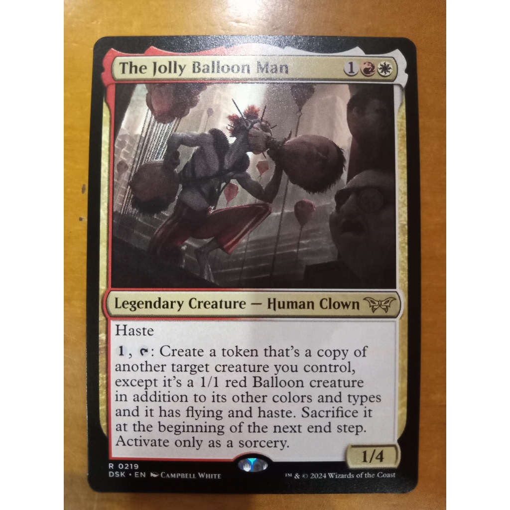 MTG The Jolly Balloon Man Rare DSK Duskmourn: House of Horror Magic the ...