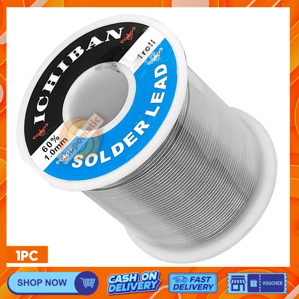 SHOPOMATIC Original ICHIBAN Soldering Lead 200g 1 Roll 1.0MM | Shopee ...