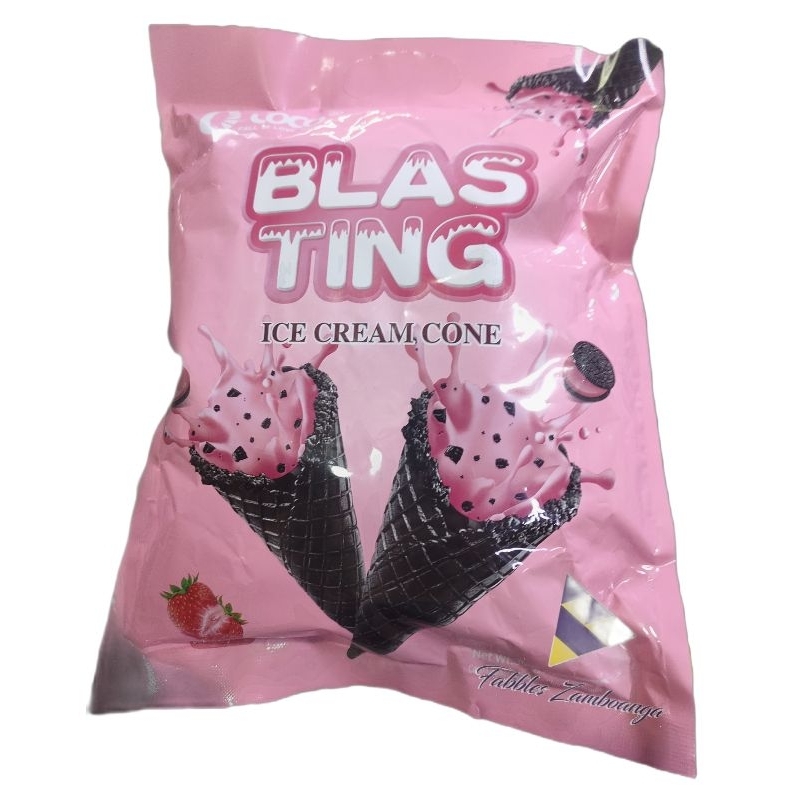 BLAS TING Ice Cream Cone STRAWBERRY 300 grams | Shopee Philippines
