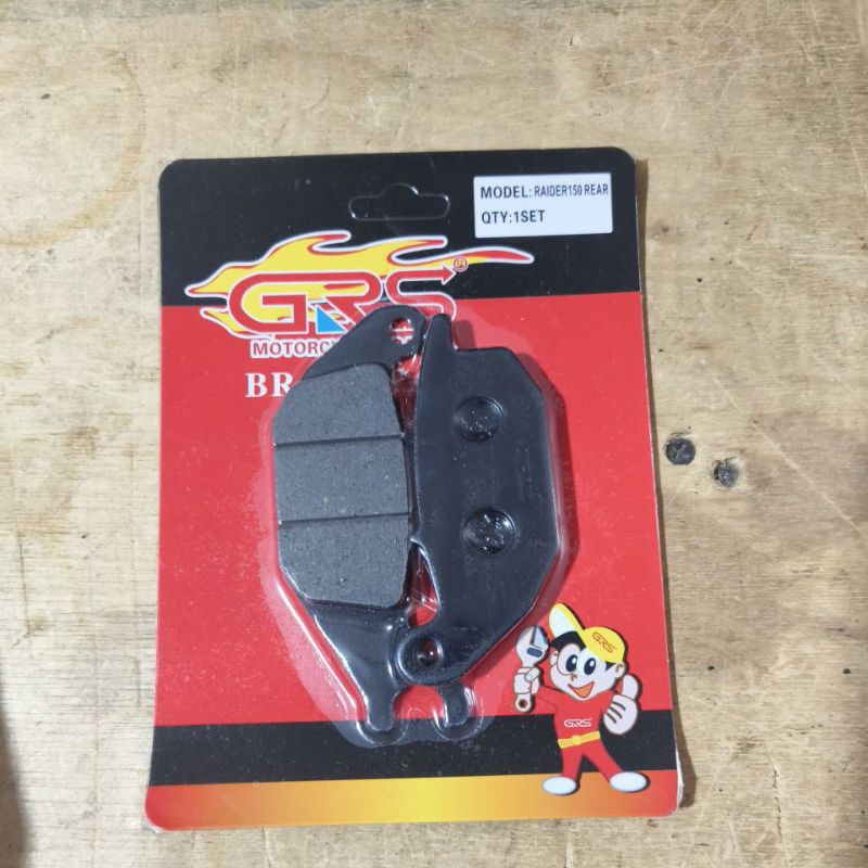 GRS BRAKE PAD RAIDER REAR | Shopee Philippines