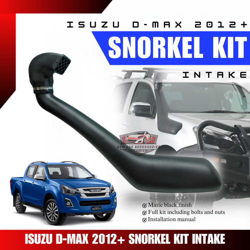 GCAO SNORKEL INTAKE KIT FOR ISUZU D-MAX 2012 2013 2014 2015 2016 2017 ...