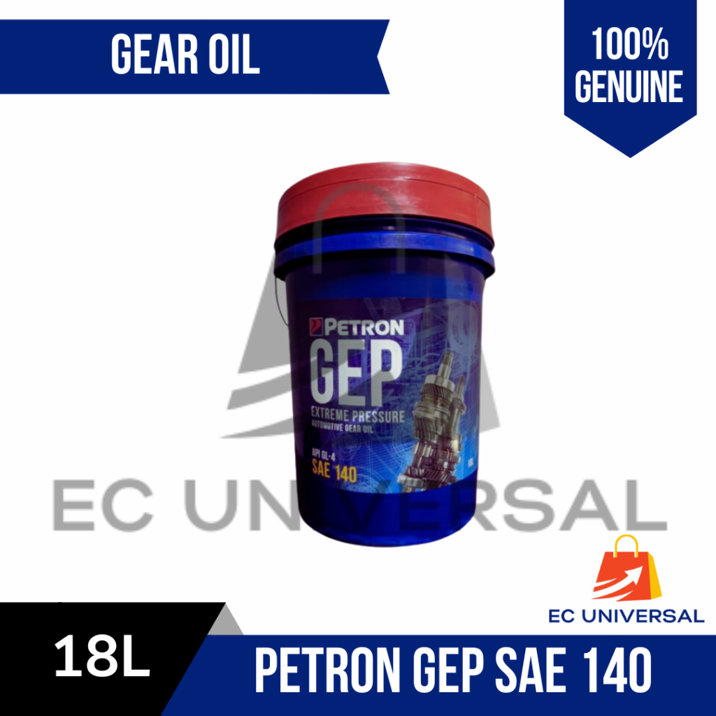 Petron GEP 140 NLGI 4 Gear Oil Extreme Pressure 18L Liters Pail | EC ...