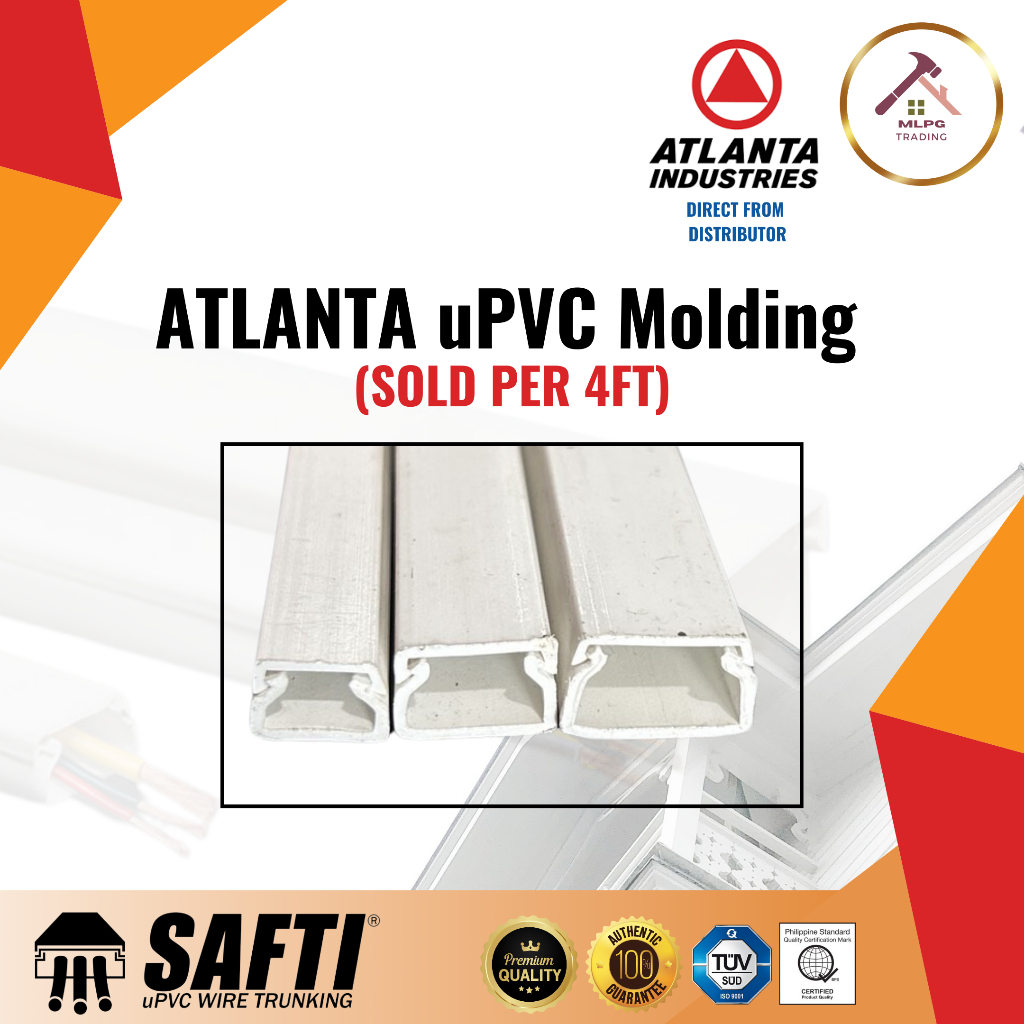 Atlanta Data / Electrical Cable uPVC Molding (1/2", 3/4", 5/8",1", 1-1/ ...