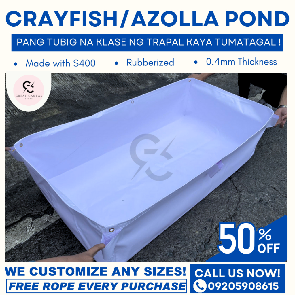S400 High Quality Trapond Liner Fish Pond Aquatic Azolla Bed For ...