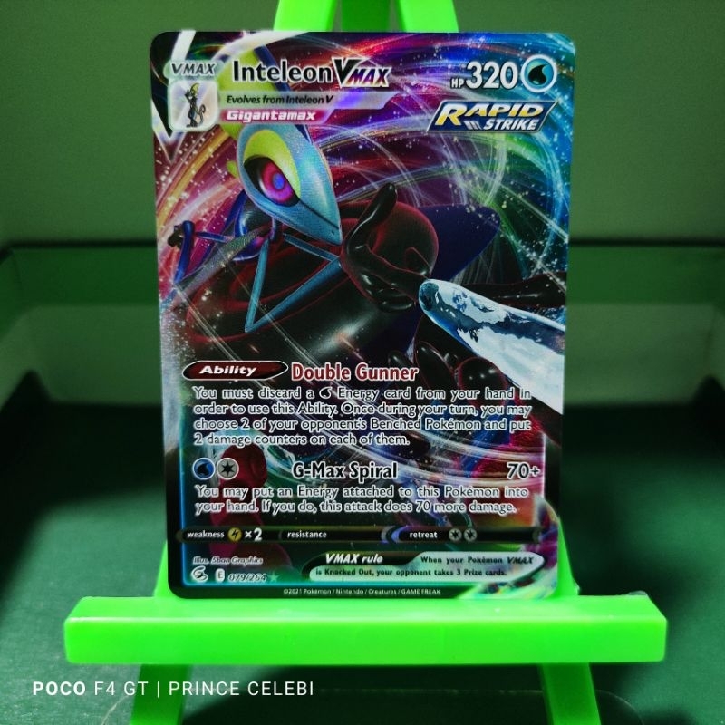 Pokemon TCG - Inteleon Vmax | Shopee Philippines