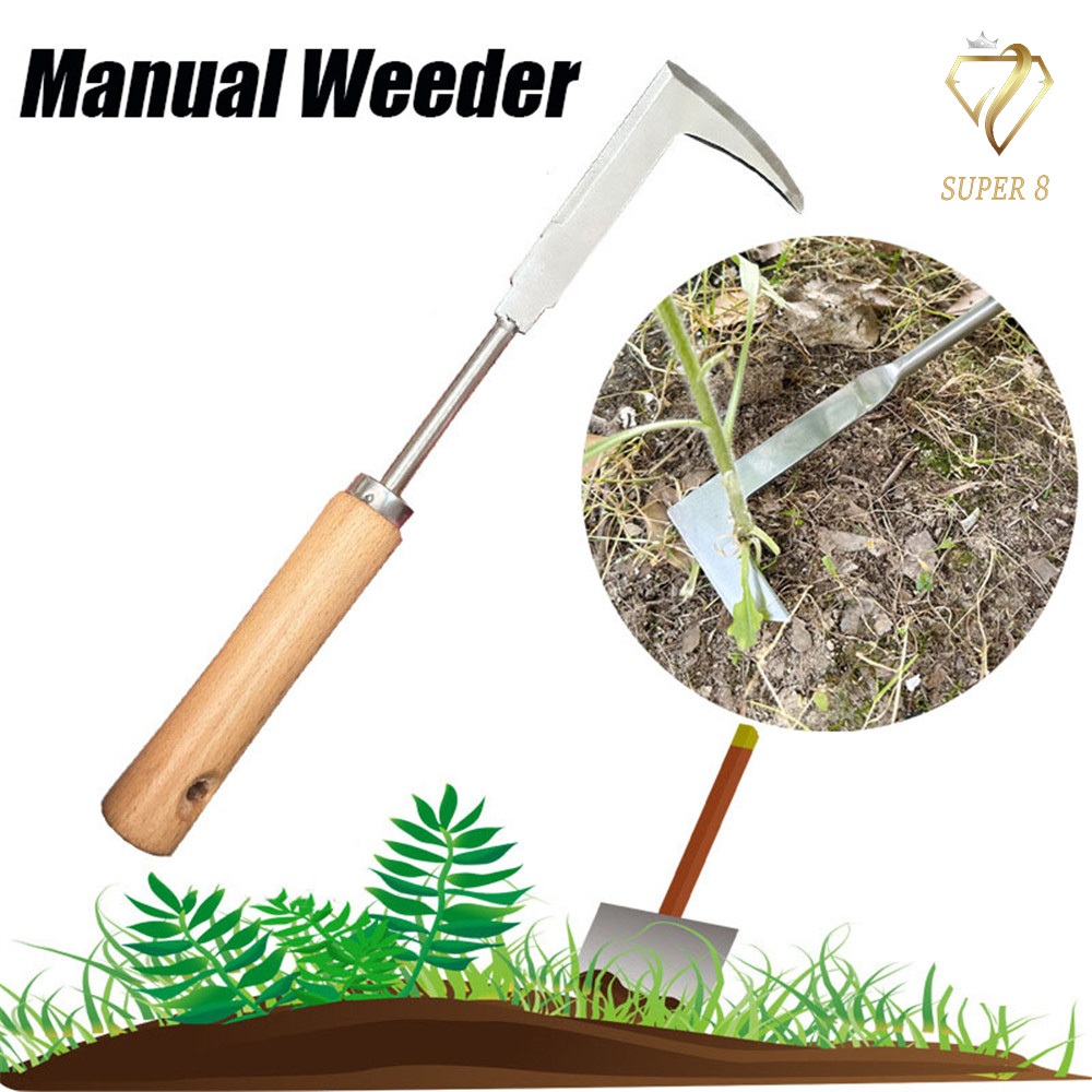 Garden Weeding Tool Weeding Puller L-shaped Band sawtooth Weeder Weed ...