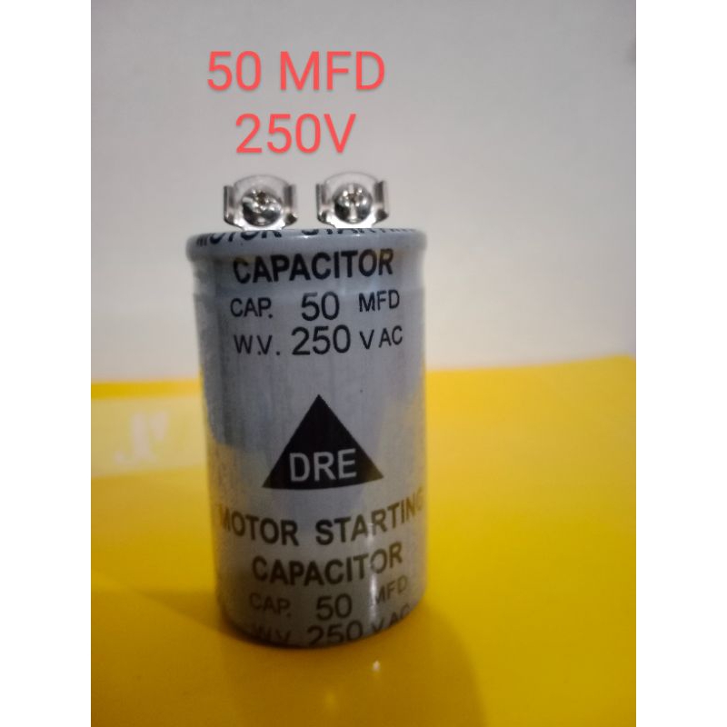 50 mfd 250v MOTOR STARTING CAPACITOR TAIWAN | Shopee Philippines
