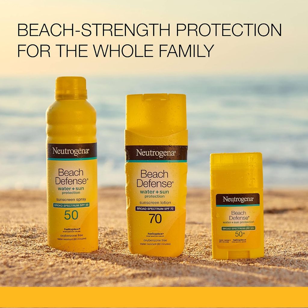 Neutrogena Beach Defense Water-Resistant SPF 50 Sunscreen Stick 70 SPF ...