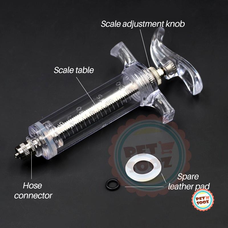 Fiber glass syringe Heavy duty syringe with 1 Dozen assorted needles ...
